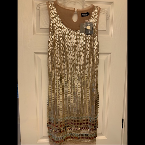 Anthropologie | Dresses | Anthropologie Boemo Sequin Dress Xs Flapper ...